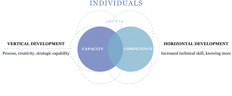 Vertical and Horizontal Development build both Competency and Capacity